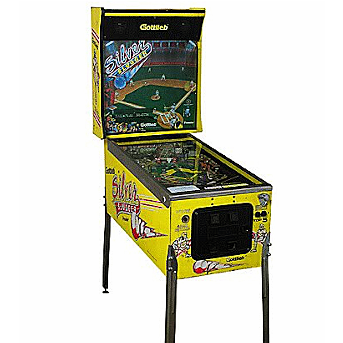 Silver Slugger Pinball Machine - Elite Home Gamerooms