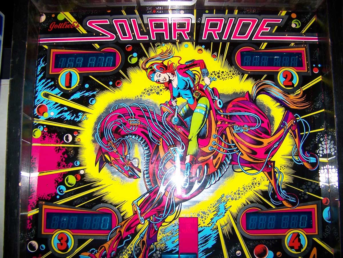 Solar Ride Pinball Machine - Elite Home Gamerooms