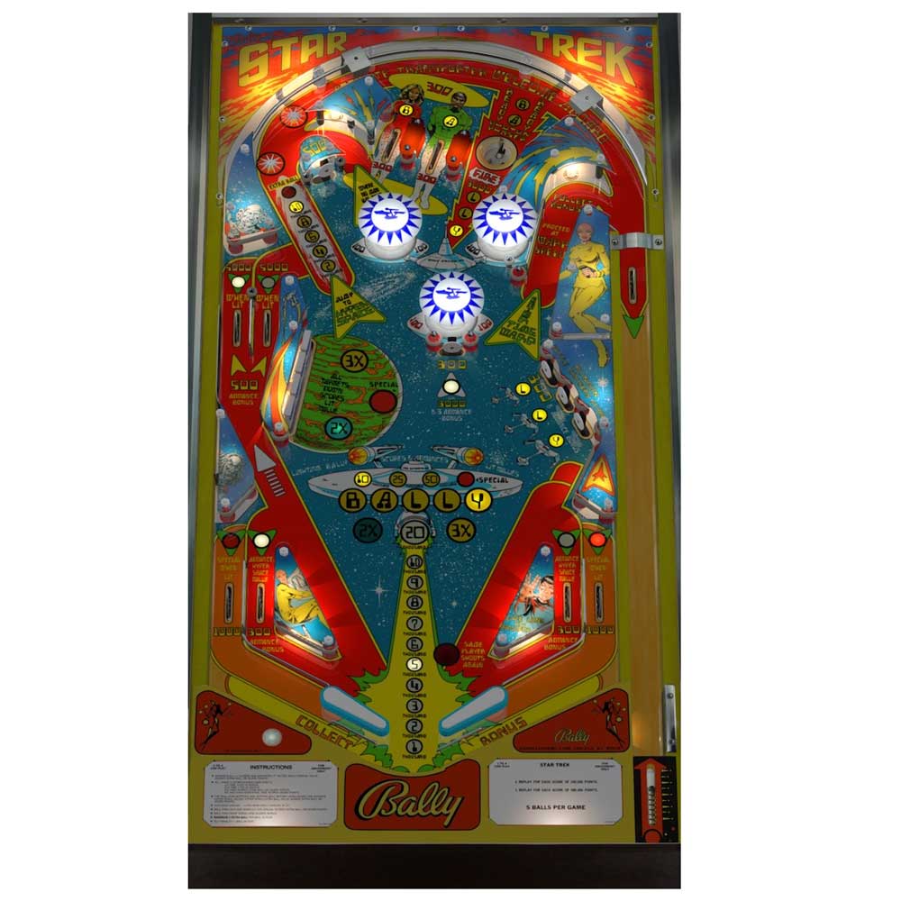 Star Trek Pinball Machine - Elite Home Gamerooms
