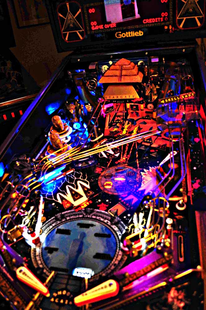 Stargate Pinball Machine - Elite Home Gamerooms