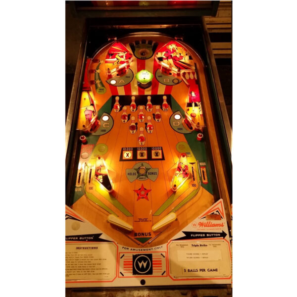Triple Strike Pinball Machine - Elite Home Gamerooms