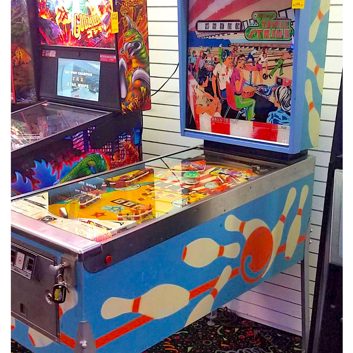 Triple Strike Pinball Machine - Elite Home Gamerooms
