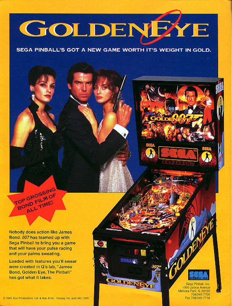007 Goldeneye Pinball Machine - Elite Home Gamerooms