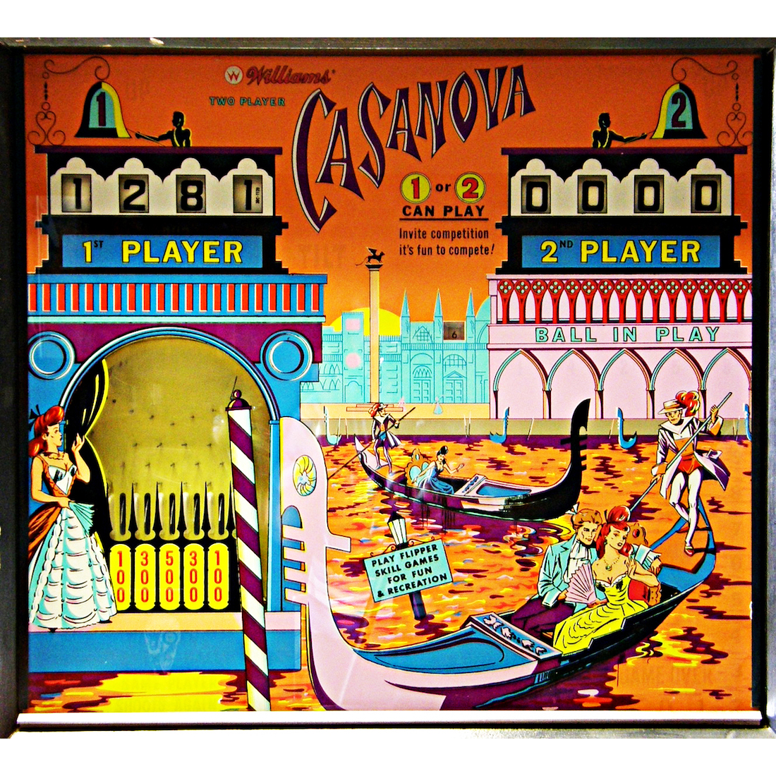 Casanova Pinball Machine - Elite Home Gamerooms