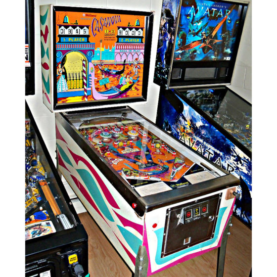 Casanova Pinball Machine - Elite Home Gamerooms