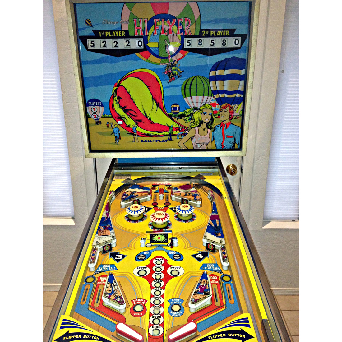 Hi-Flyer Pinball Machine - Elite Home Gamerooms