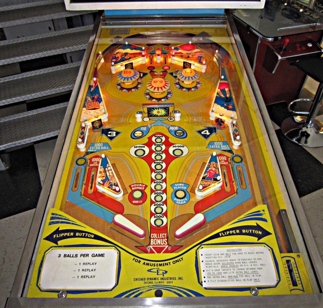 Hi-Flyer Pinball Machine - Elite Home Gamerooms