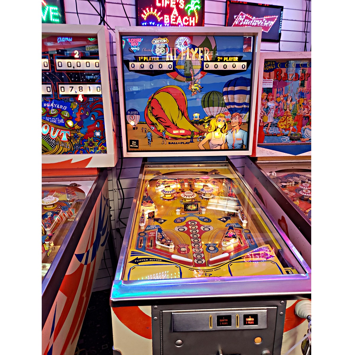 Hi-Flyer Pinball Machine - Elite Home Gamerooms