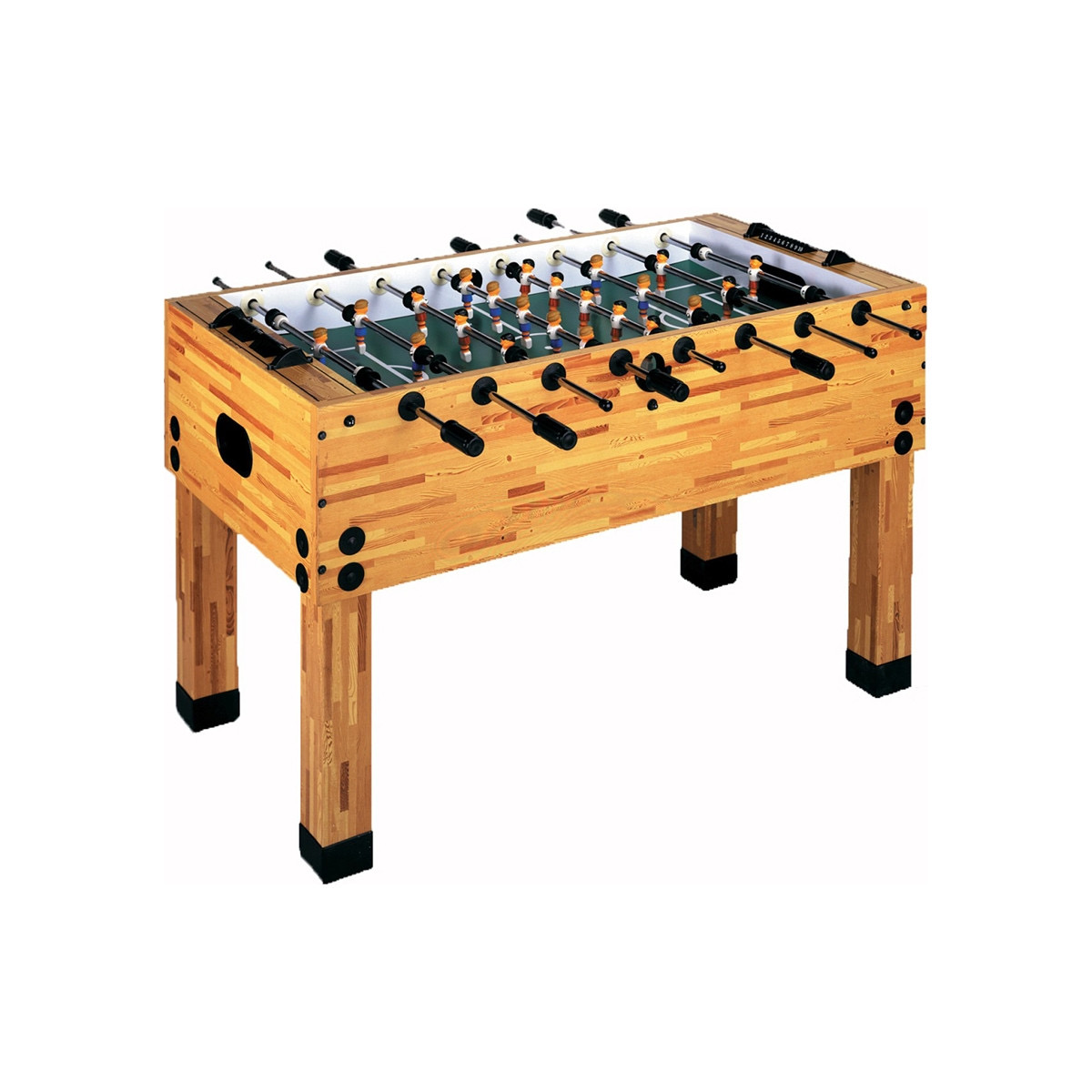 Butcher Block Foosball Table - Elite Home Gamerooms