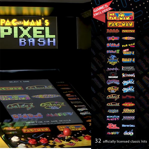 Pac-Man Pixel Bash Chill Home Arcade - Elite Home Gamerooms
