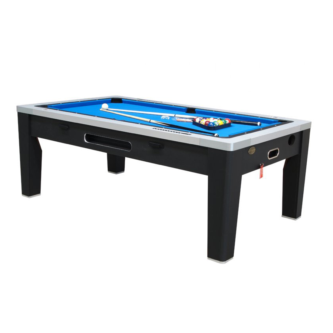 6 in 1 Multi Game Table - Black - Elite Home Gamerooms