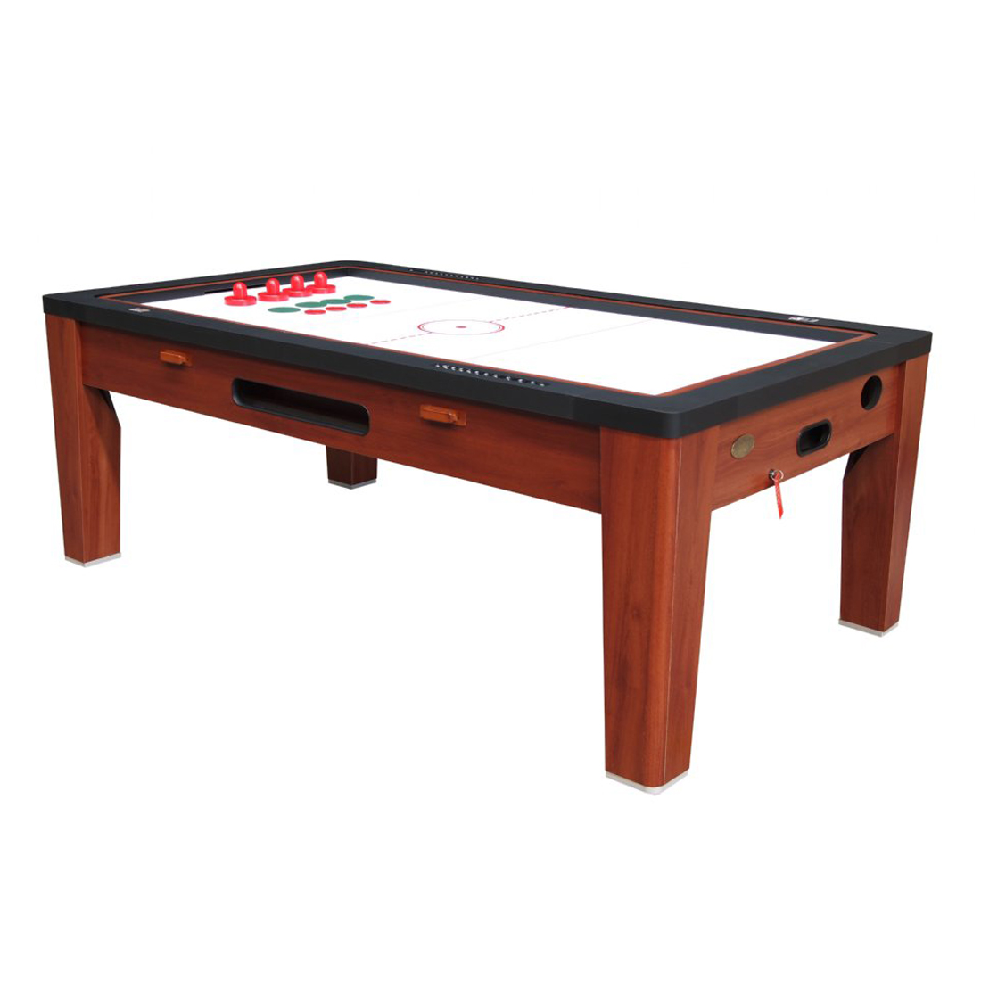 6 in 1 Multi Game Table - Cherry - Elite Home Gamerooms