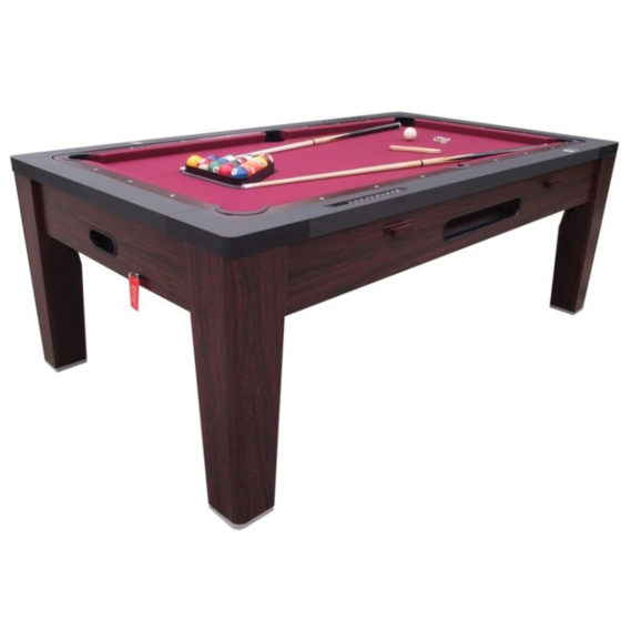 6 in 1 Multi Game Table (Walnut) - Elite Home Gamerooms