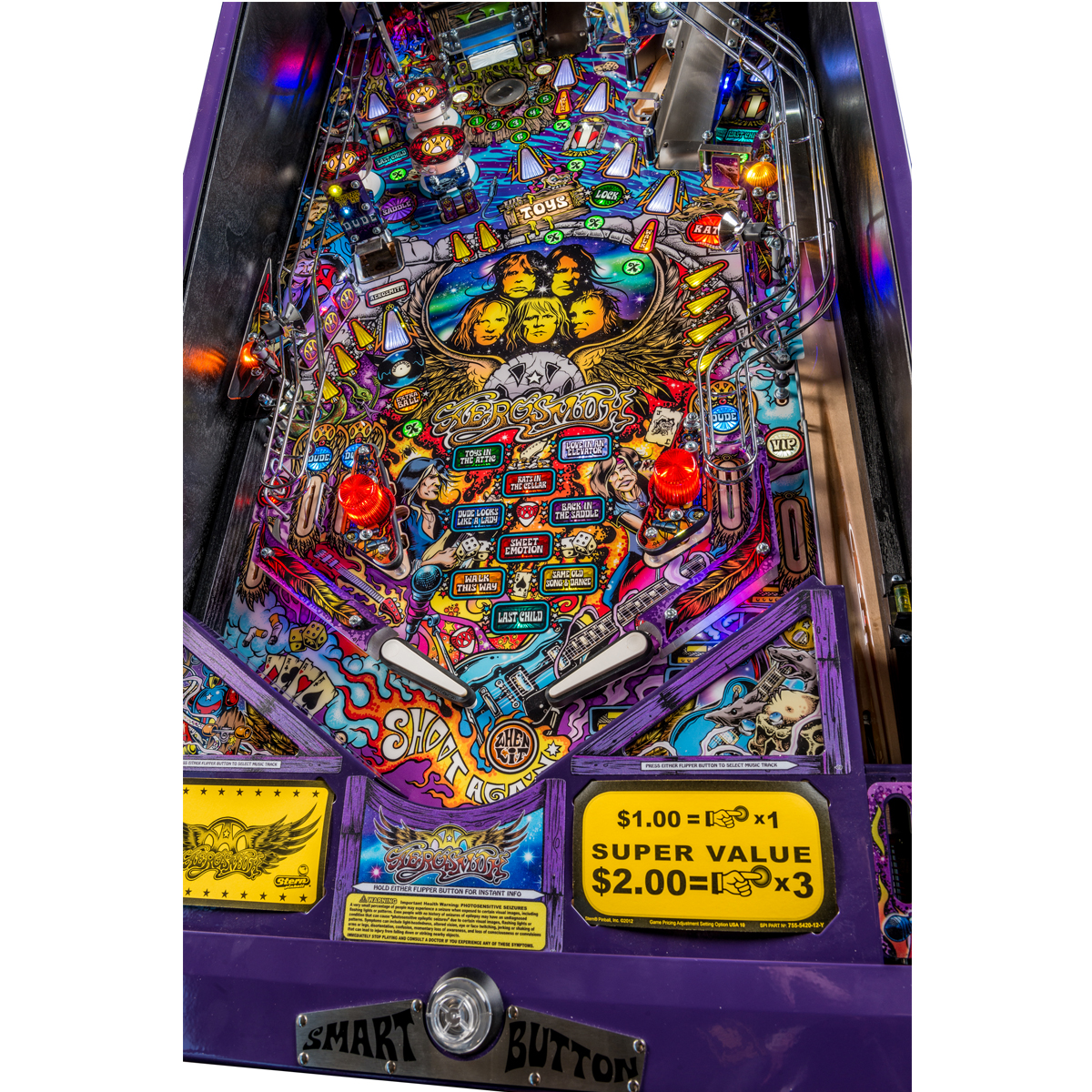 Aerosmith Pro Pinball Machine - Elite Home Gamerooms