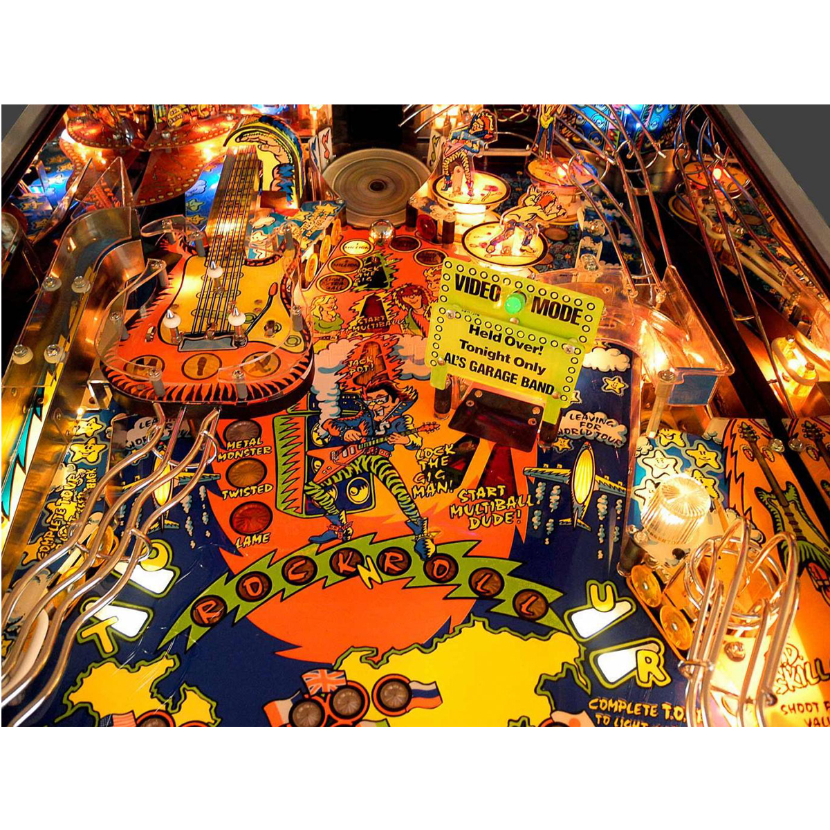 Al's Garage Band Pinball Machine - Elite Home Gamerooms