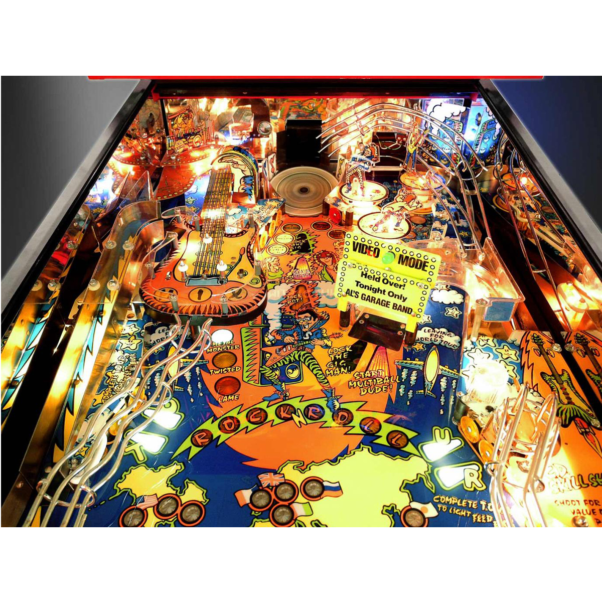 Al's Garage Band Pinball Machine - Elite Home Gamerooms