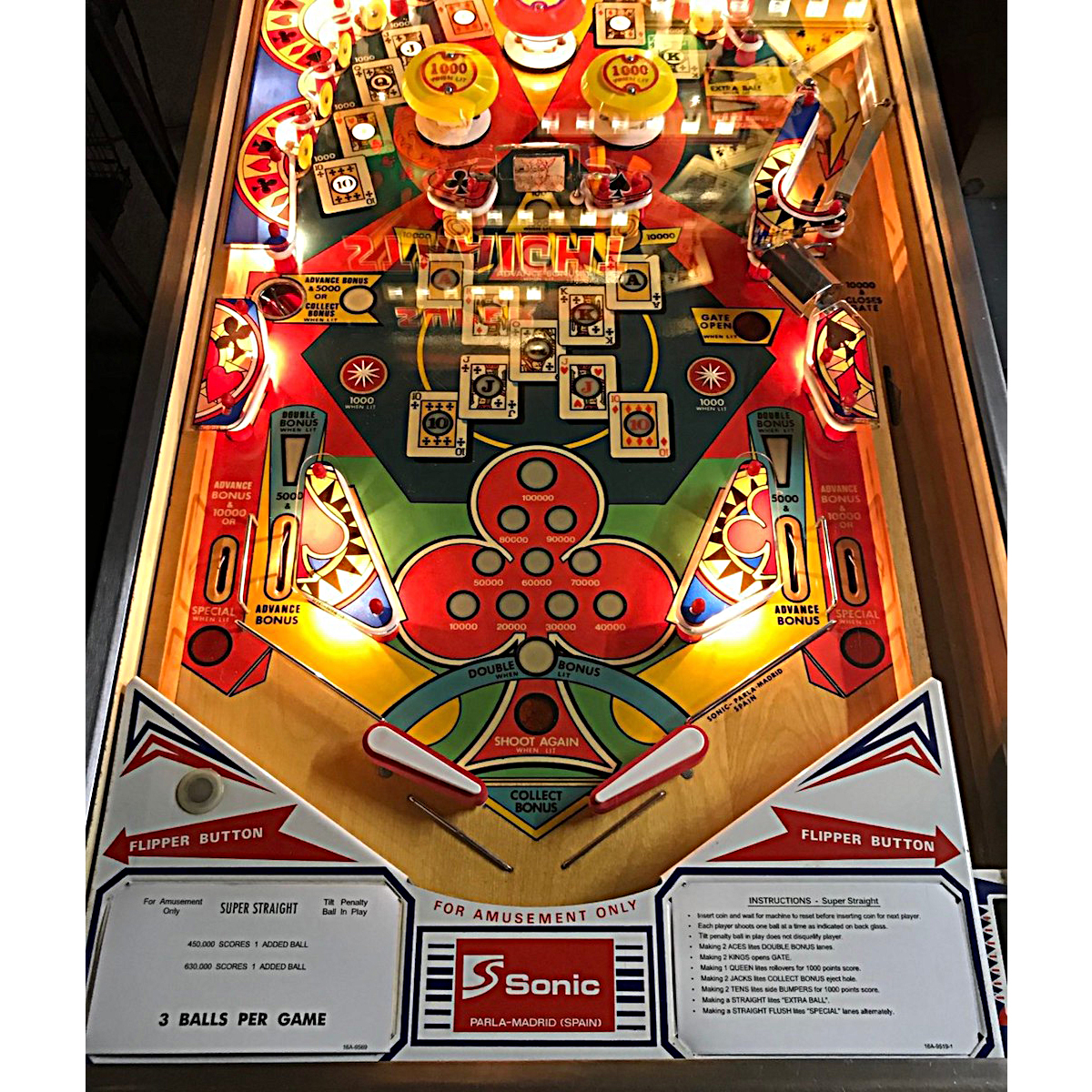 Super Straight Pinball Machine - Elite Home Gamerooms