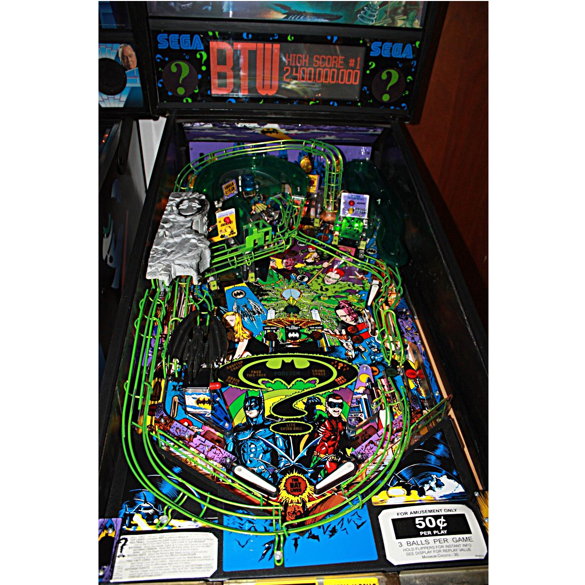 Batman Forever Pinball Machine - Elite Home Gamerooms