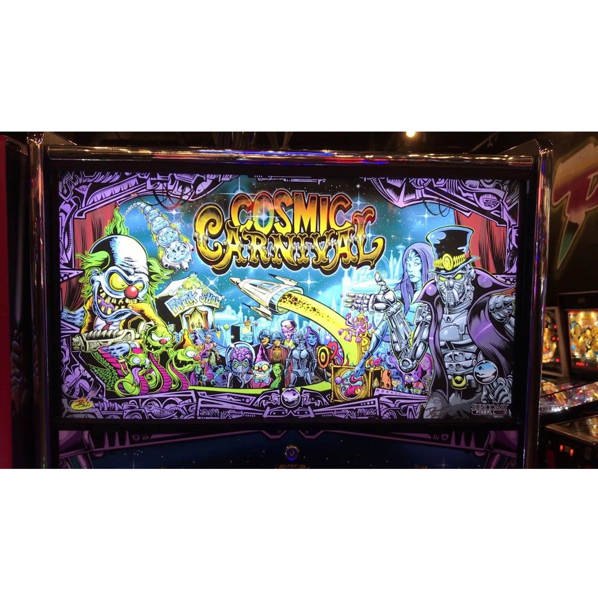 Cosmic Carnival Pinball Machine - Elite Home Gamerooms