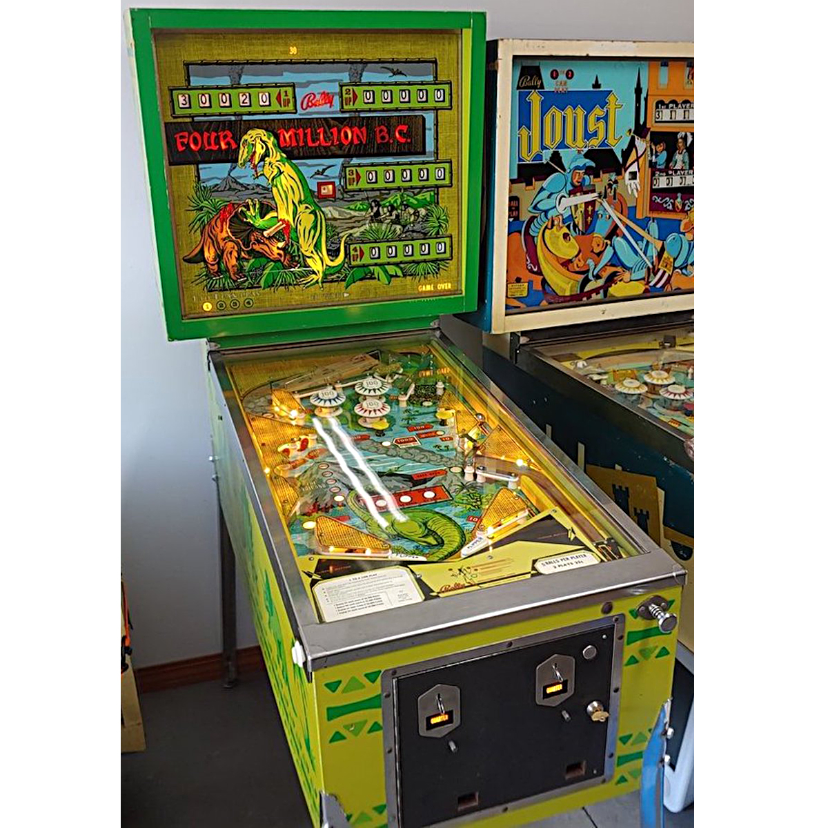 Four Million B.C. Pinball Machine - Elite Home Gamerooms