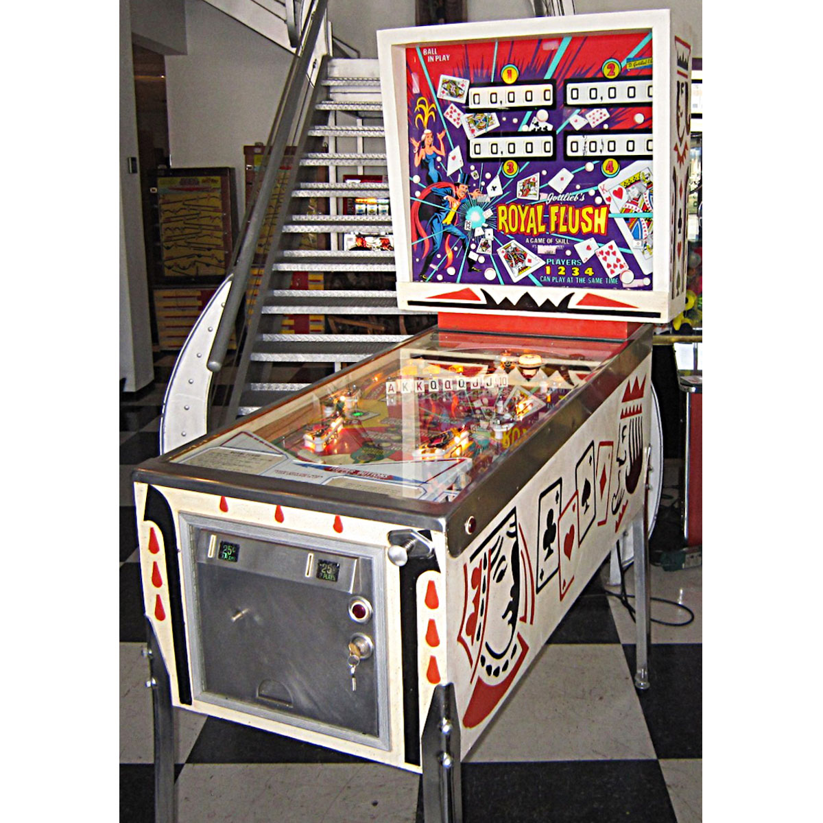 Royal Flush Pinball Machine - Elite Home Gamerooms