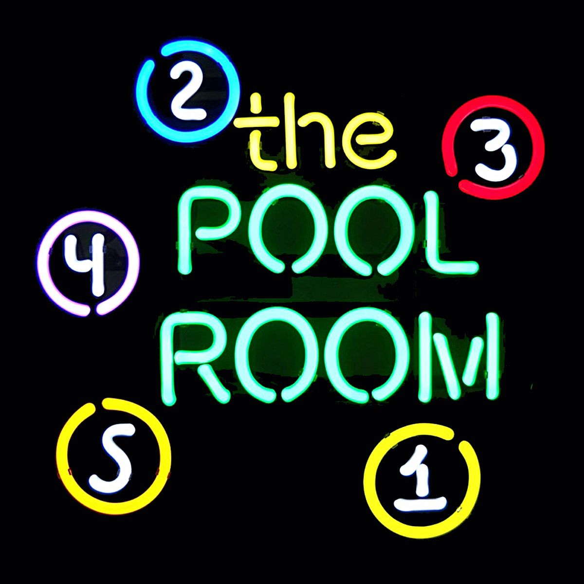 Billiards Themed Neon Sign - Elite Home Gamerooms