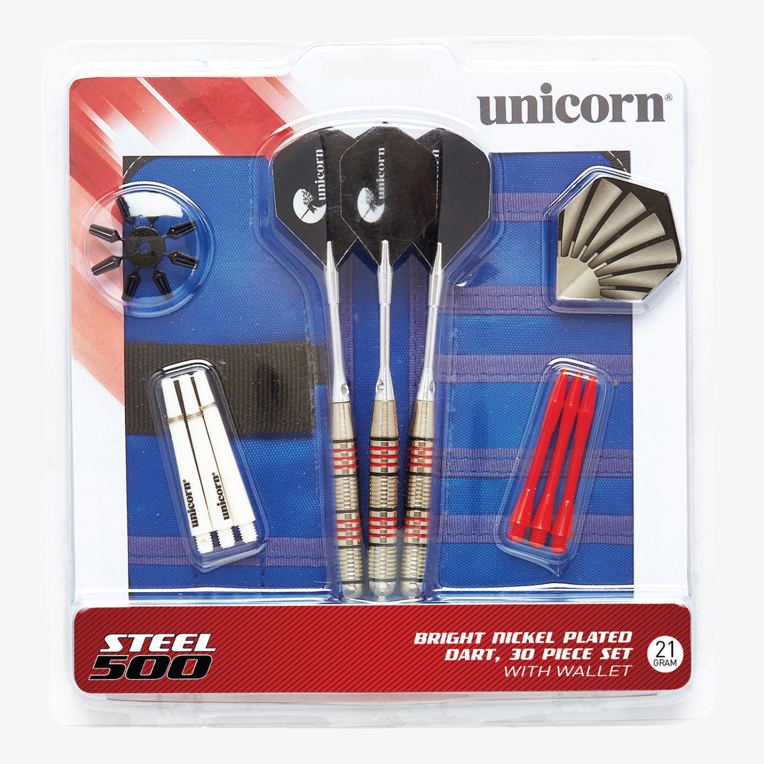 Unicorn Steel Tipped 500 Dart Set - Elite Home Gamerooms