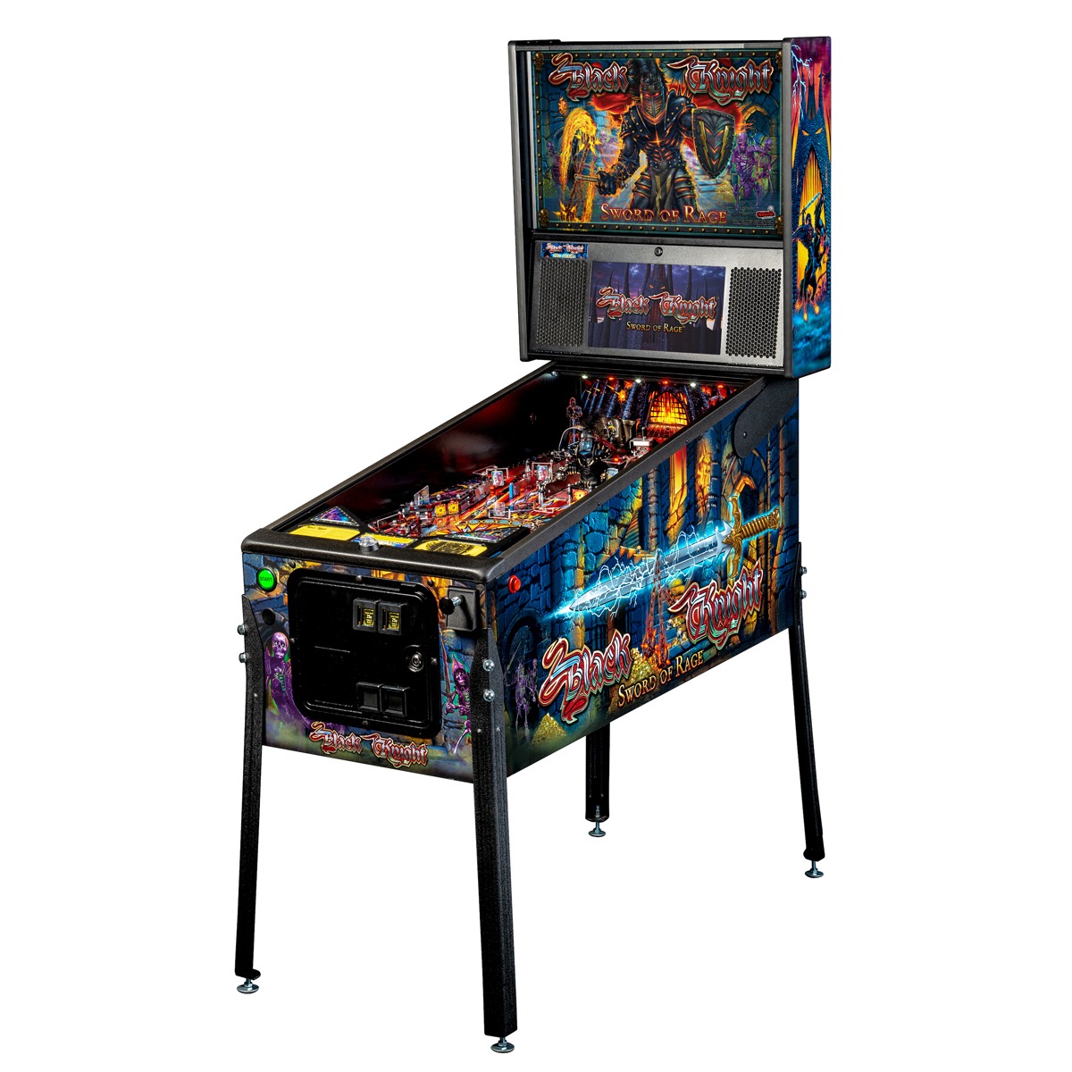 Black Knight Pro Pinball Machine - Elite Home Gamerooms