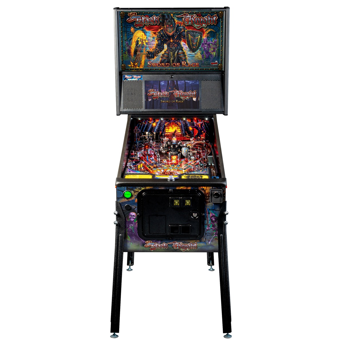 Black Knight Pro Pinball Machine - Elite Home Gamerooms