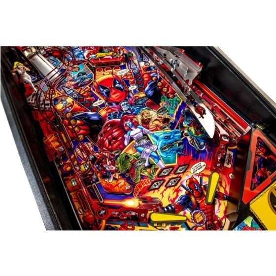 Deadpool Premium Pinball Machine - Elite Home Gamerooms