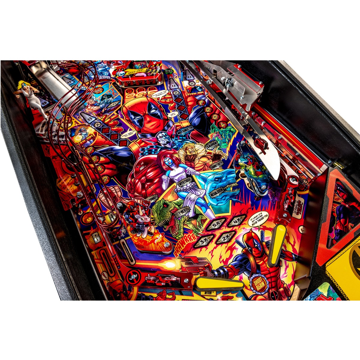 Deadpool Premium Pinball Machine - Elite Home Gamerooms