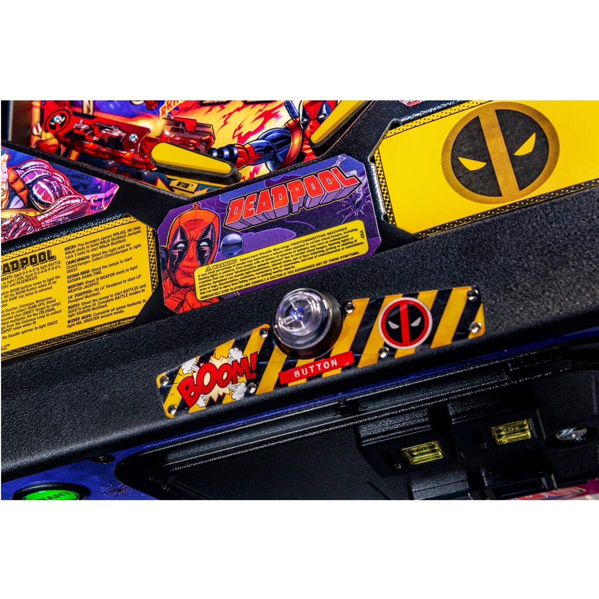 Deadpool Pro Pinball Machine - Elite Home Gamerooms