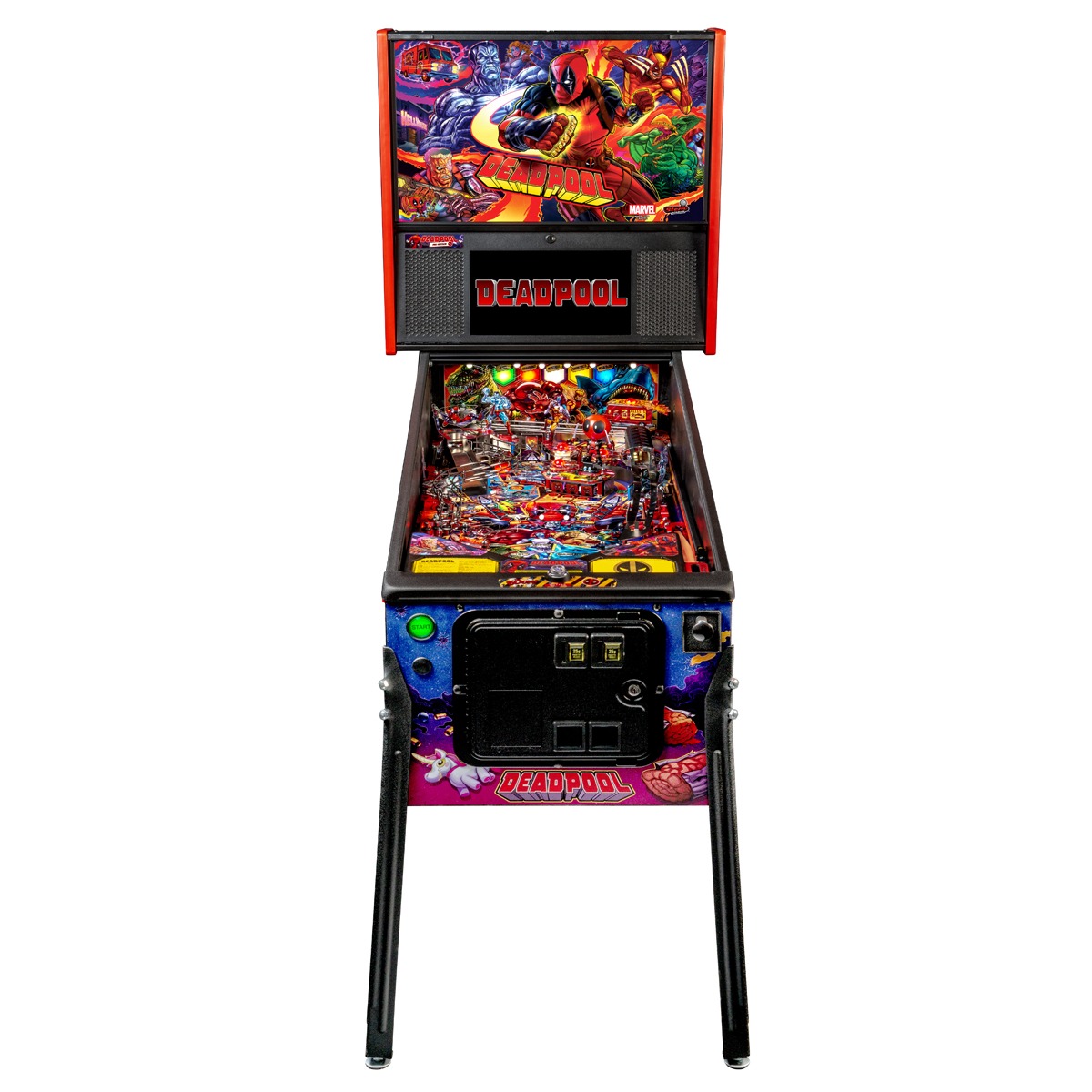 Deadpool Pro Pinball Machine | Elite Home Gamerooms