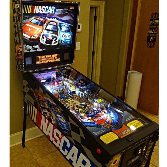 Nascar Pinball Machine by Stern - Elite Home Gamerooms