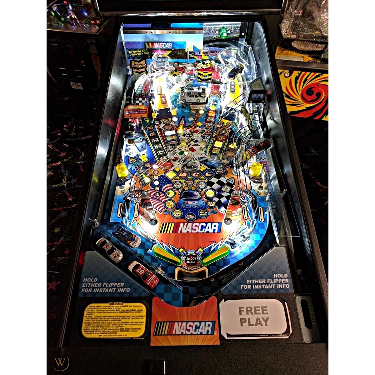 Nascar Pinball Machine by Stern - Elite Home Gamerooms