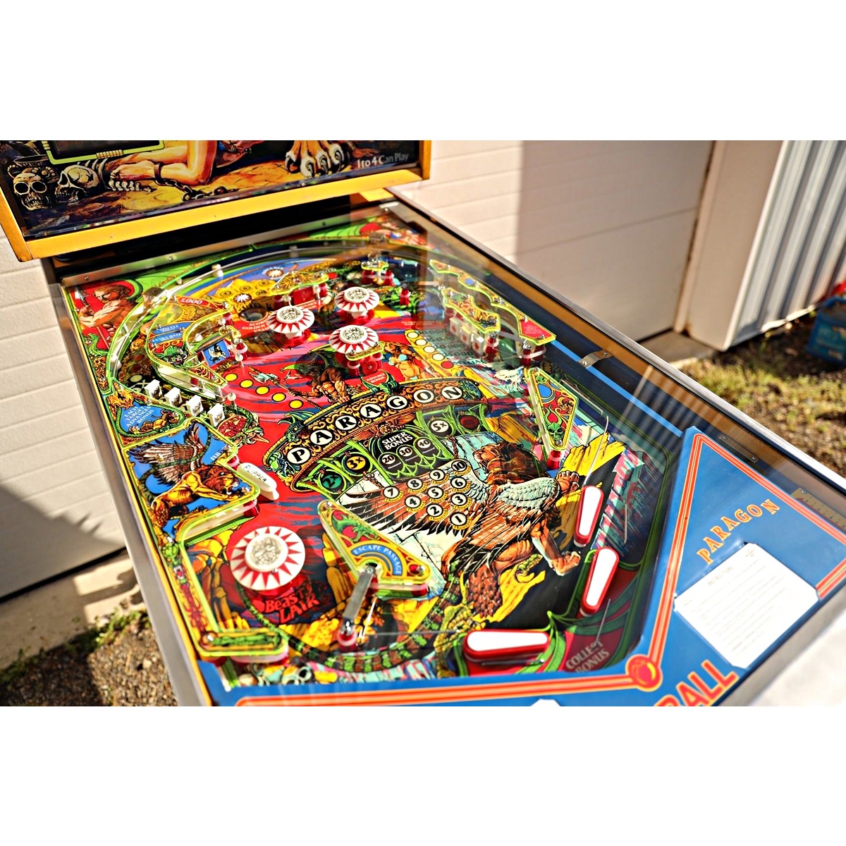 Paragon Pinball Machine - Elite Home Gamerooms