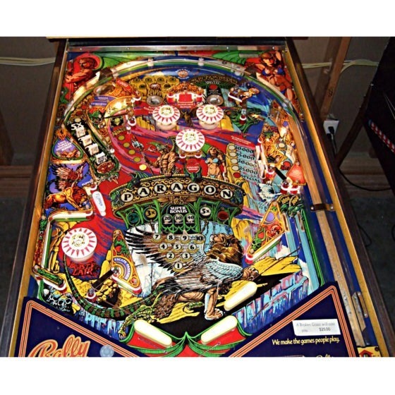 Paragon Pinball Machine - Elite Home Gamerooms