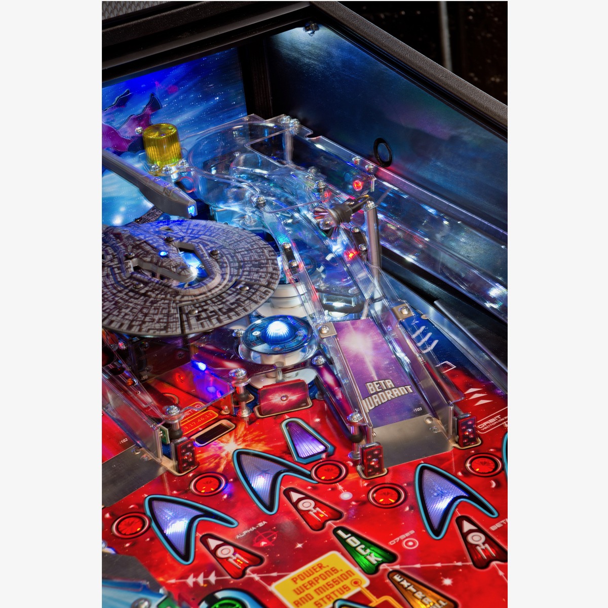Star Trek Pro Pinball Machine (Upgraded) - Elite Home Gamerooms