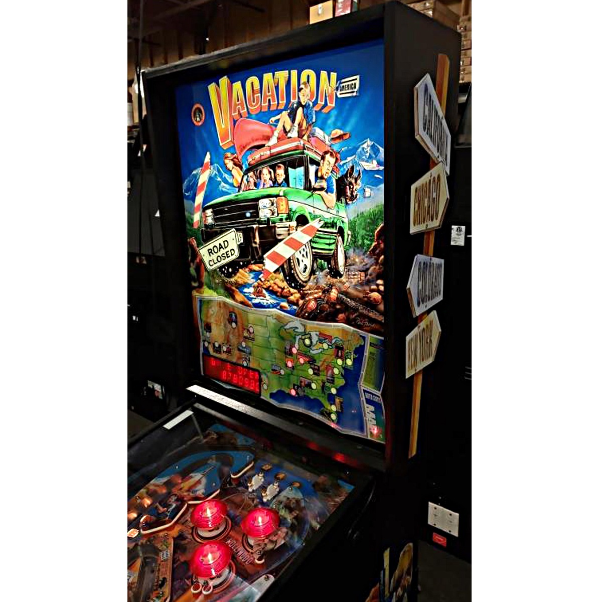 Vacation America Pinball Machine - Elite Home Gamerooms