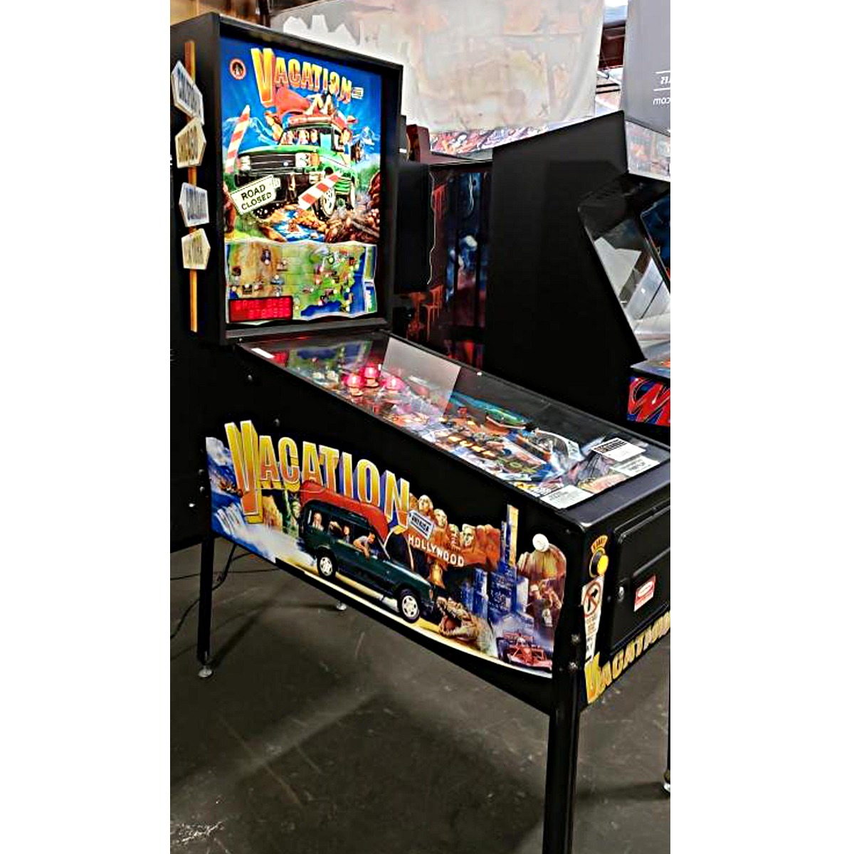 Vacation America Pinball Machine - Elite Home Gamerooms