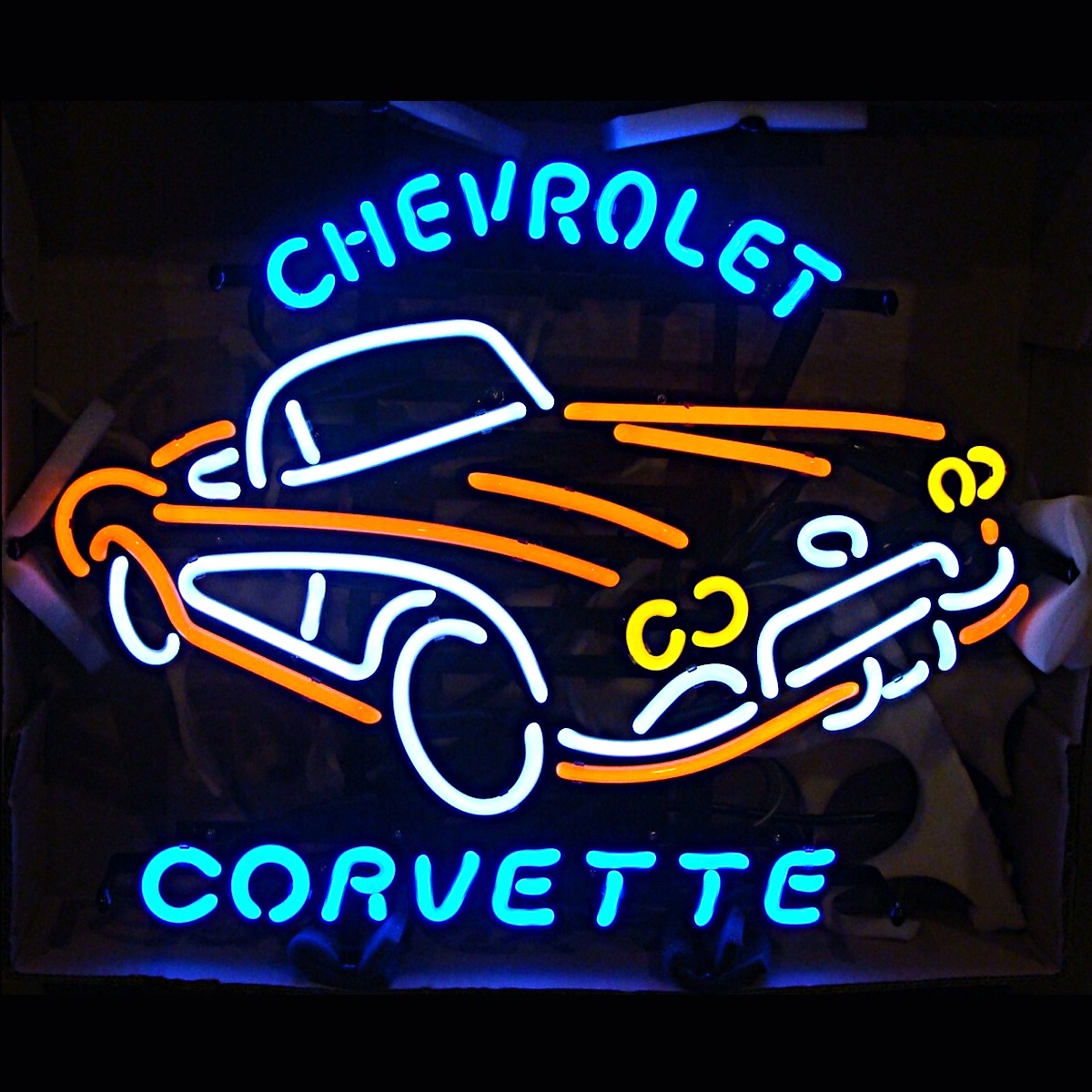 Chevrolet Corvette Stingray Neon Sign - Elite Home Gamerooms