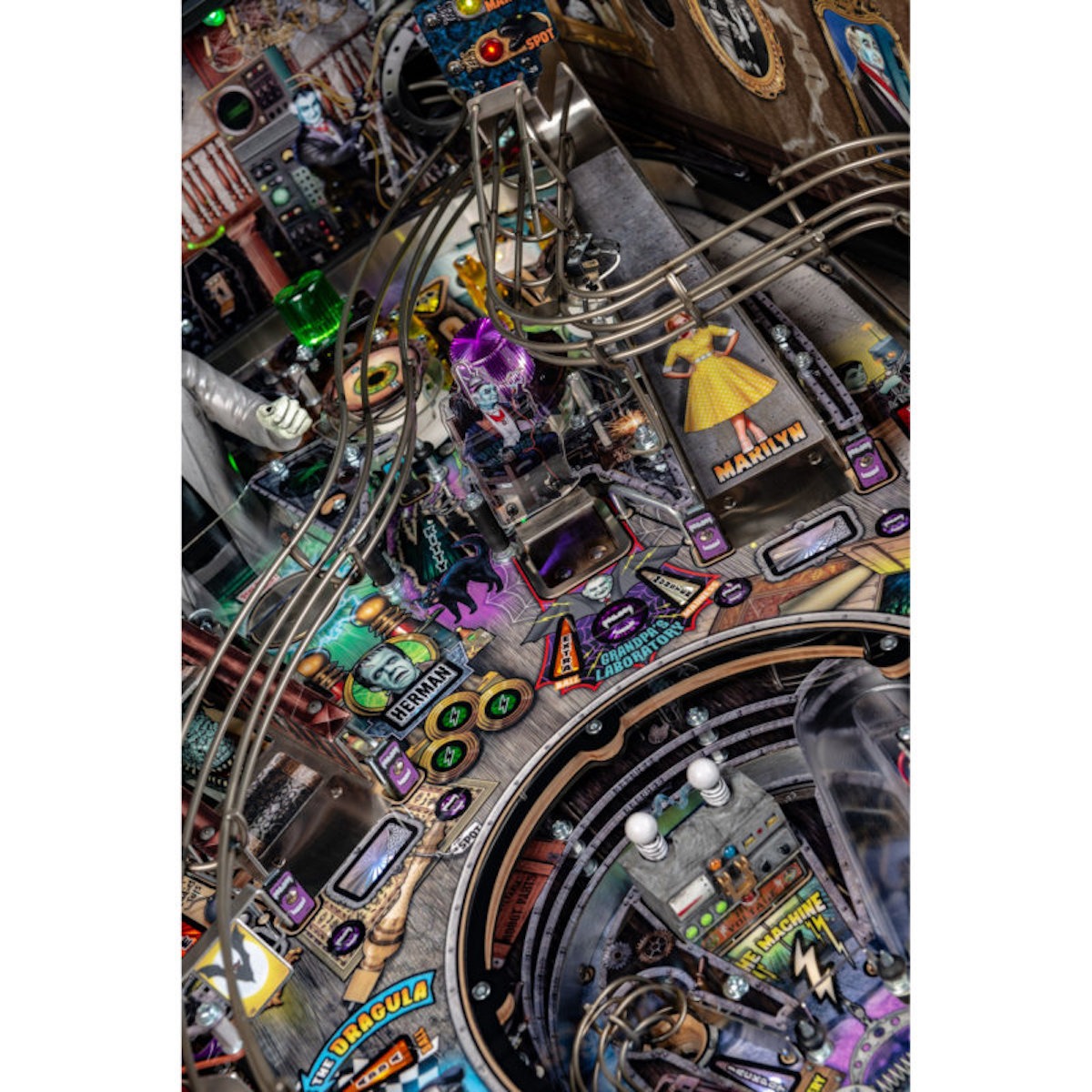 Munsters Premium Pinball Machine Color Edition - Elite Home Gamerooms