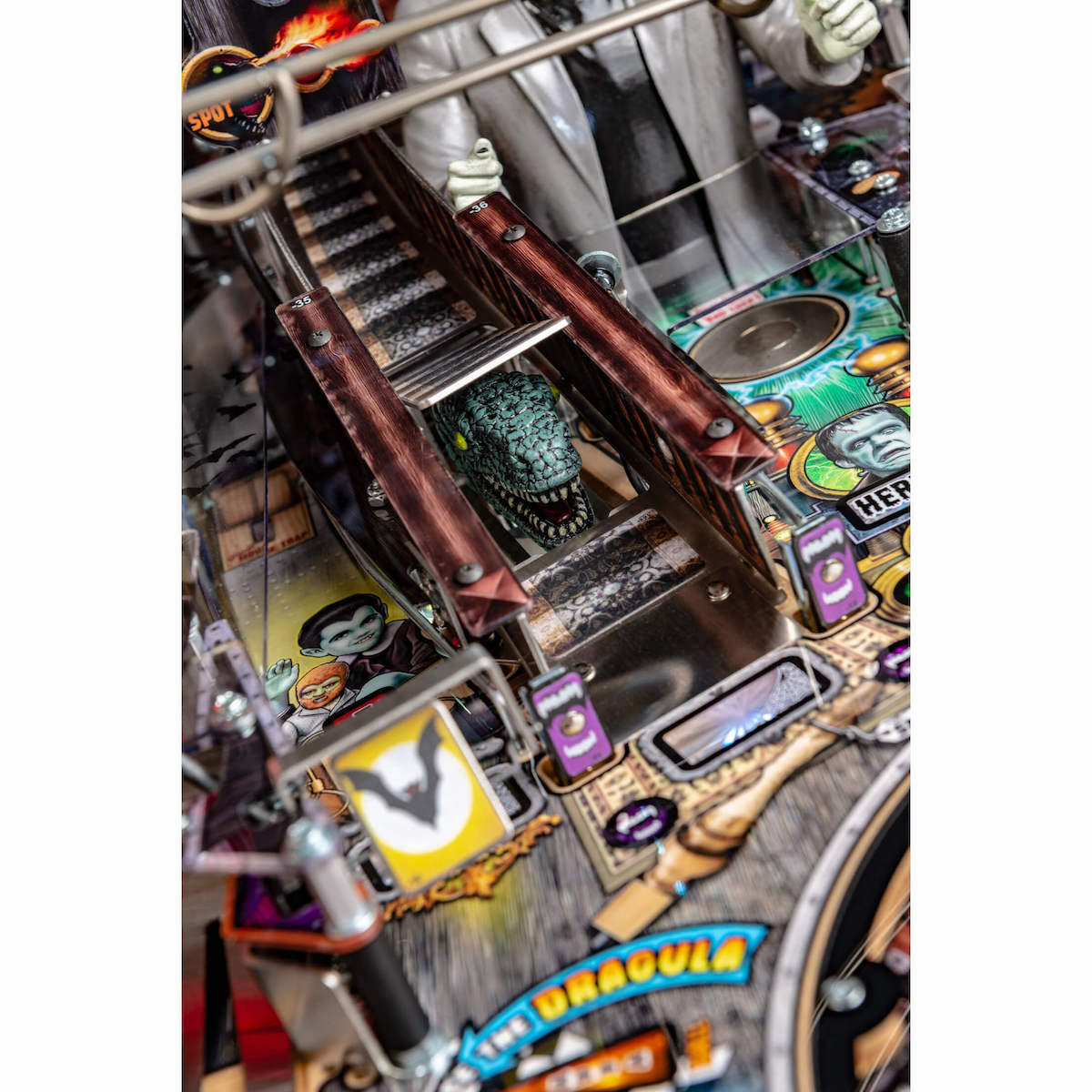 Munsters Premium Pinball Machine Color Edition - Elite Home Gamerooms