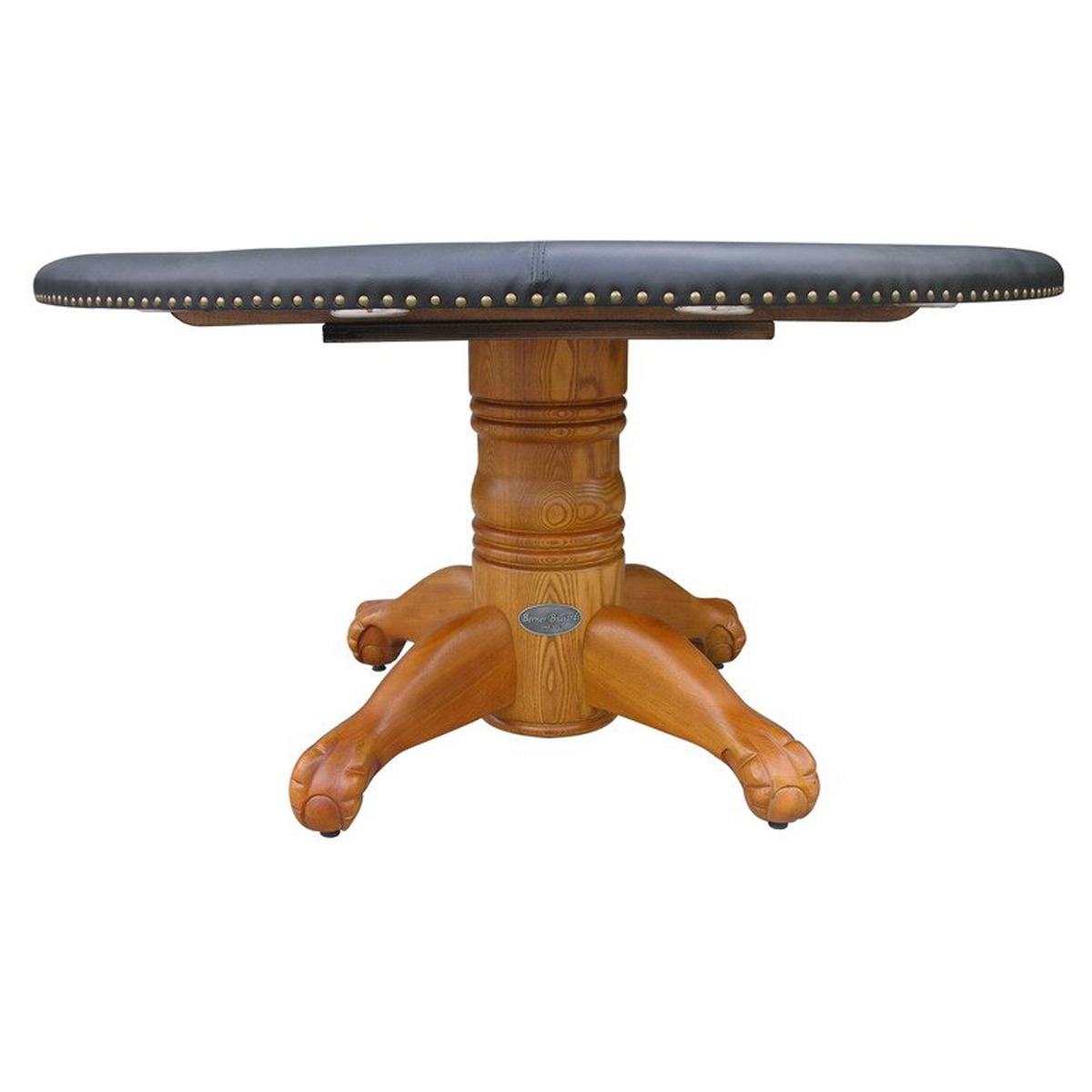 Round Poker Table - 60" Oak - Elite Home Gamerooms