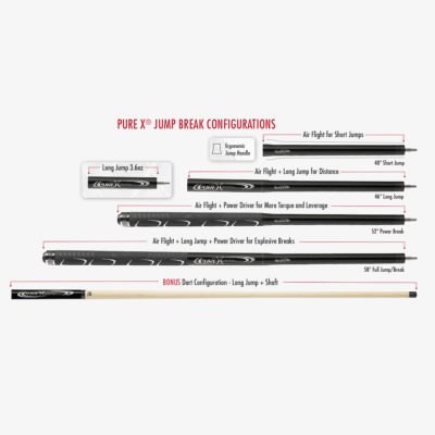 PureX Technology Pool Cues - Elite Home Gamerooms