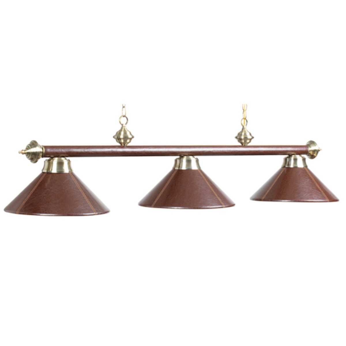 Three-Light Metal Billiard Light Fixture - Elite Home Gamerooms