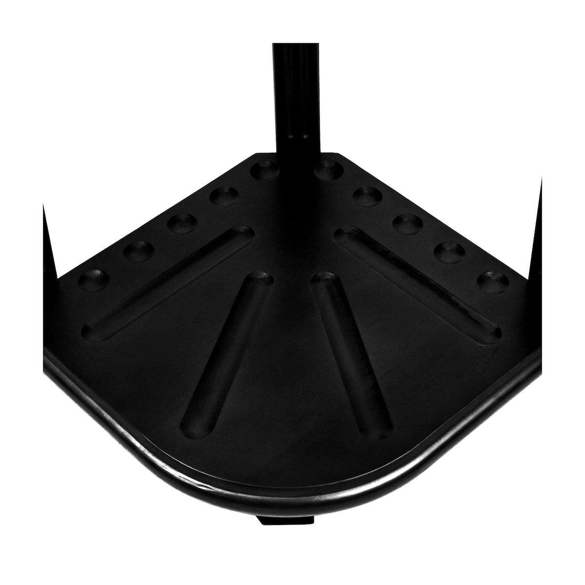 Double Thick Corner Cue Rack - Black - Elite Home Gamerooms