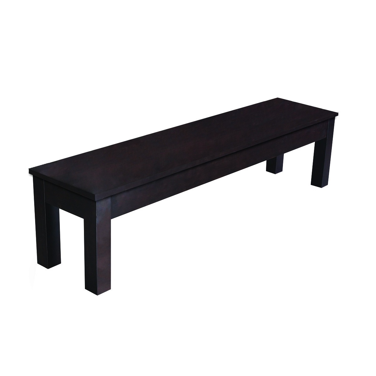 76" Espresso Billiard Storage Bench - Elite Home Gamerooms