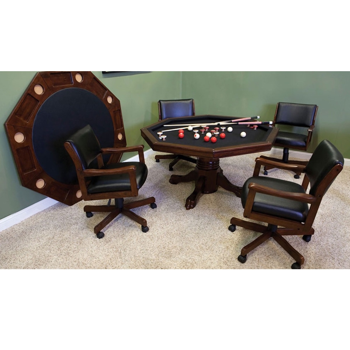 54" Game Table Set - C.L. Bailey - Elite Home Gamerooms