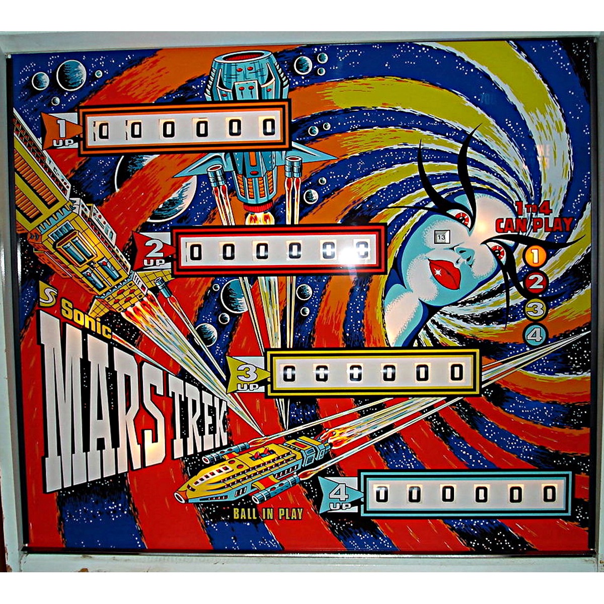 Mars Trek Pinball Machine - Elite Home Gamerooms